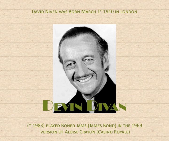 David Niven - Devin Divan - word-grabber.com