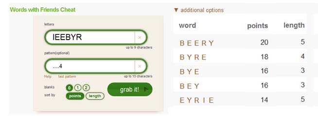 Check your Word knowledge and make Words with these Letters in WWF