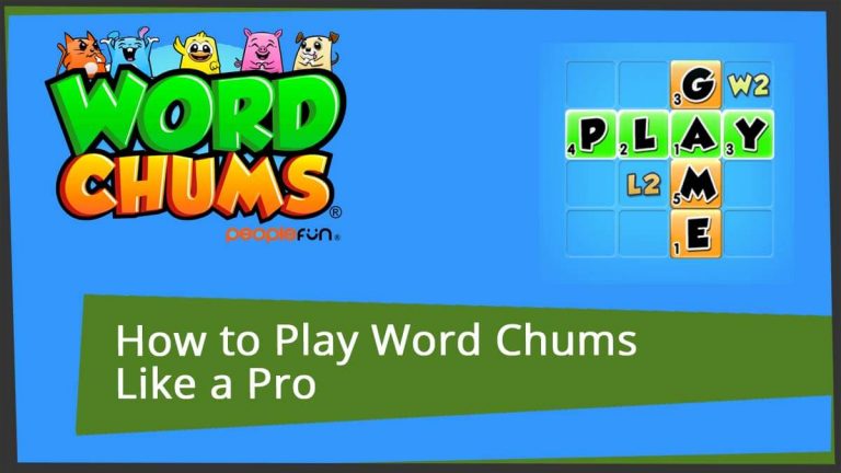How to Play Word Chums like a Pro | word-grabber.com